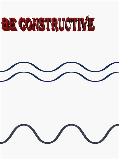 Constructive Interference Sticker For Sale By Baselyo Redbubble