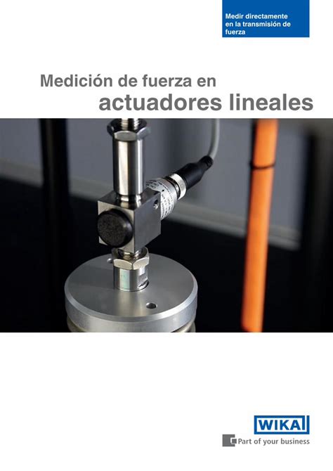 PDF Medición de fuerza en actuadores lineales linealidad relativa
