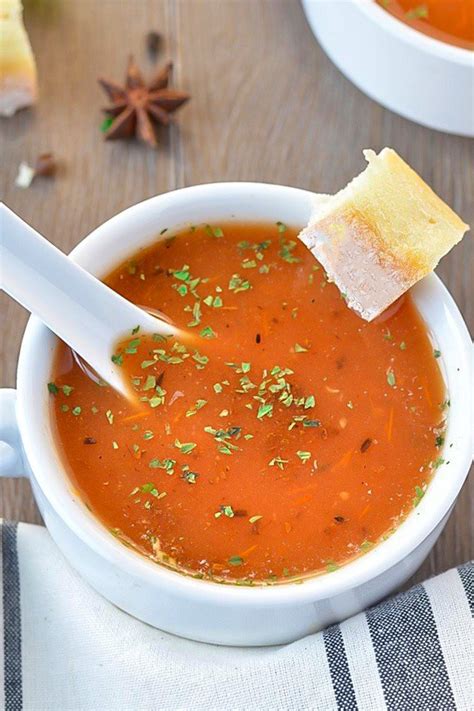 Tamatar Ka Shorba Spiced Indian Tomato Soup Instant Pot And Cooktop