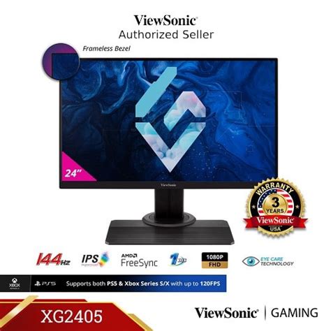 ViewSonic 24″ 144Hz Gaming Monitor [Resmi Bergaransi 3 Tahun] - PS ...