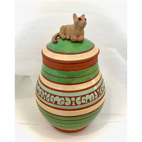 Sculpted Cat Jar With Lid Spectrum Gallery Online Shop