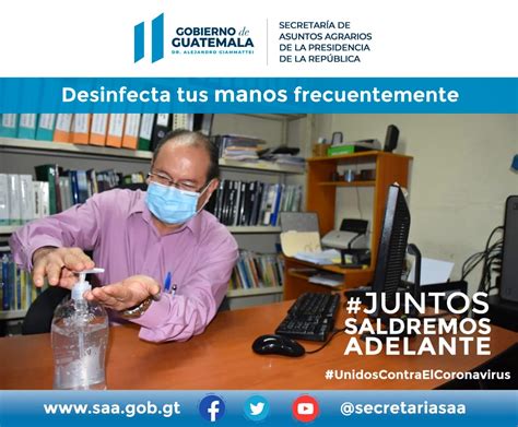 Desinfecta Tus Manos Secretaría De Asuntos Agrarios