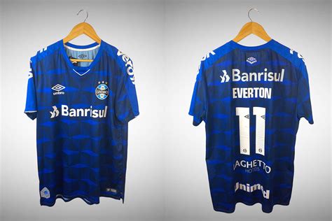 Grêmio 2019 Terceira Camisa Tam Gg N 11 Everton Brechó do Futebol