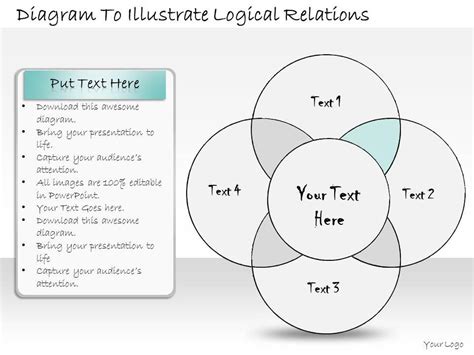 1814 Business Ppt Diagram Diagram To Illustrate Logical Relations Powerpoint Template