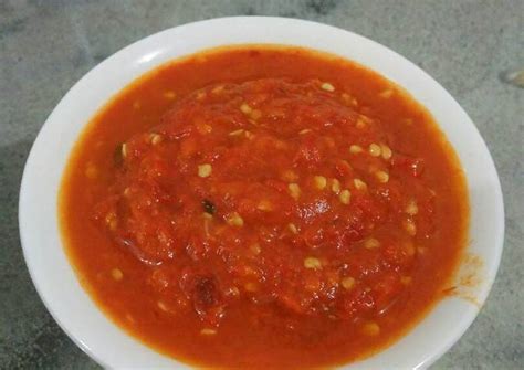 Resep Sambal Tomat Pedas Oleh Hanna Yulianti Ryan Cookpad