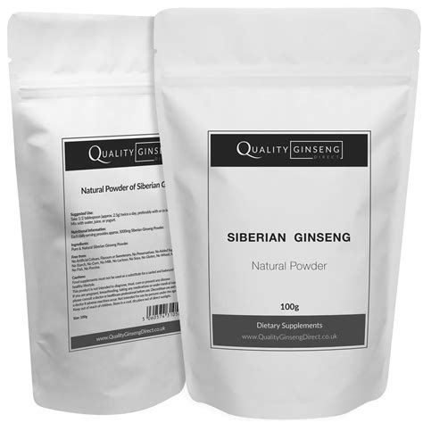 Siberian Ginseng Powder Quality Ginseng Direct
