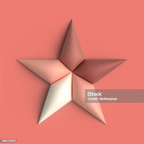 따뜻한 색상으로 축하 이벤트 생일 또는 크리스마스를 위한 3d 별 렌더링 0명에 대한 스톡 벡터 아트 및 기타 이미지 0명