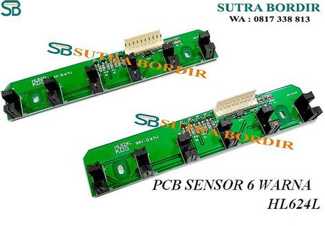 Part Elektronik 3 PCB Kepala PCB Sensor PCB Sensor HL624L Mesin Bordir Komputer Bearing
