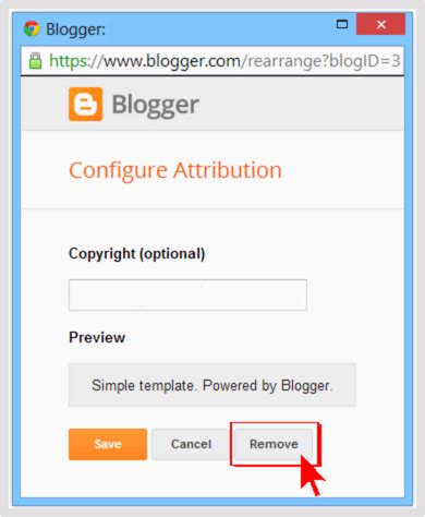 How To Remove Powered By Blogger