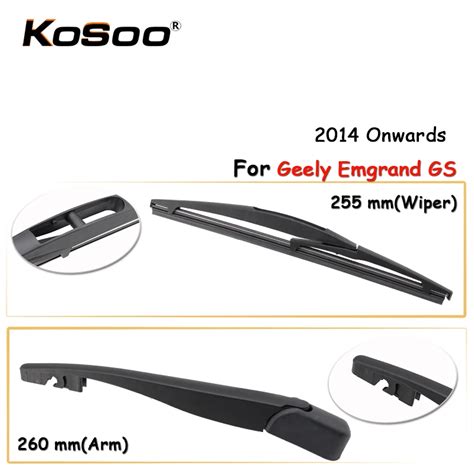 Ko수 자동 후면 자동차 와이퍼 블레이드 Gelly Emgrand Gs255mm 2014 이후 후면 창 앞 유리 와이퍼