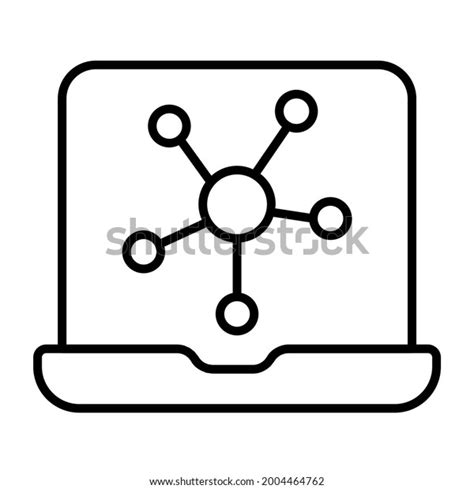 Linear Design Icon Chemical Structure Stock Vector Royalty Free 2004464762 Shutterstock