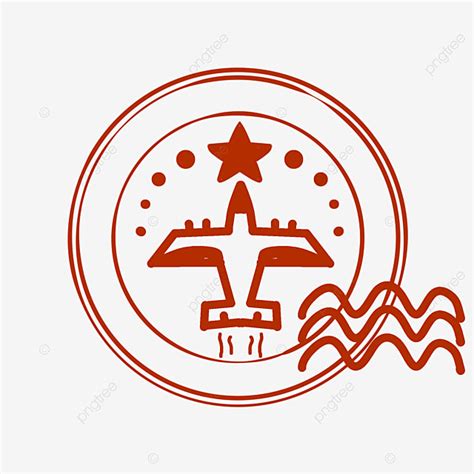 Postmark Stamp PNG Transparent Cartoon Hand Drawn Stamp Postmark