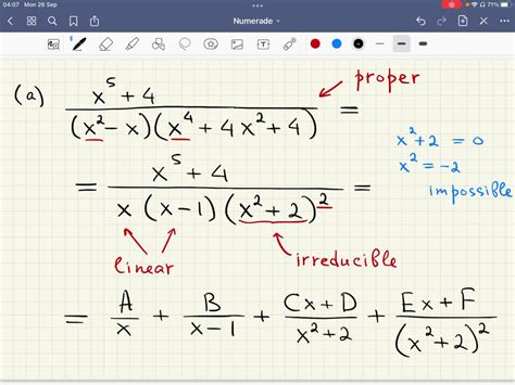 SOLVED Write Out The Form Of The Partial Fraction Decomposition Of The Function As In This
