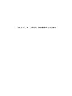 The GNU C Library Reference Manual The Gnu C Library Reference Manual Pdf PDF PRO