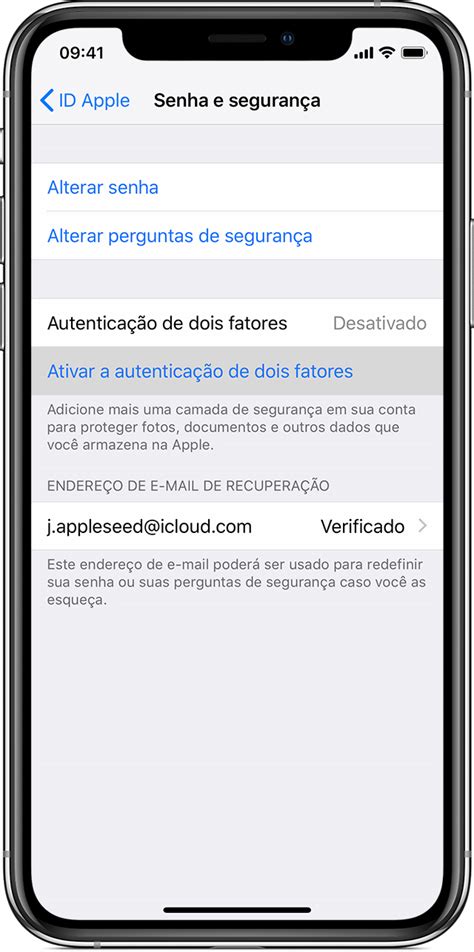 Alterar da verificação de duas etapas para a autenticação de dois
