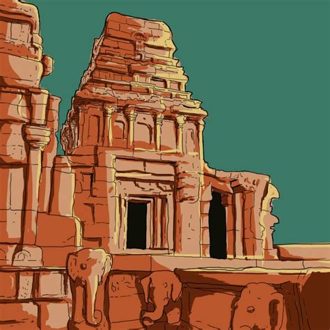 Humpy Temple Carving