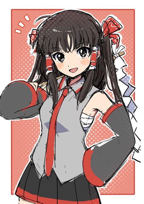 博麗霊夢 「「みっこみこにしたげる」 東方project 博麗霊夢 」みずイラストお仕事募集中のイラスト