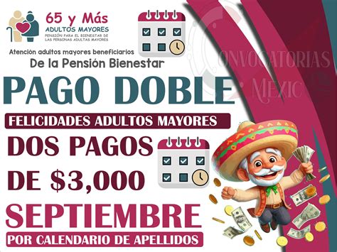 ≫ Pago Doble De 3000 Pesos Así Recibes El Siguiente Pago De La