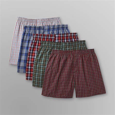 Hanes Mens Tartan Plaid Boxer With Inside Exposed 41 Off