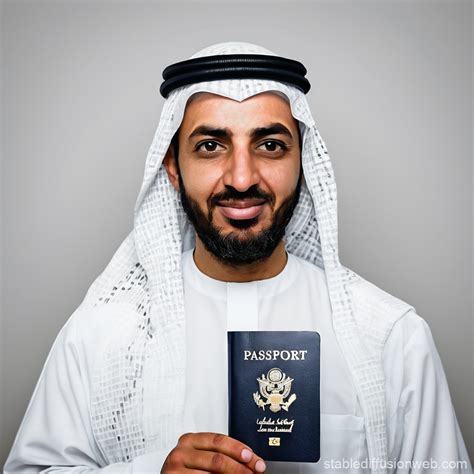 Arab Passport Photo Stable Diffusion Online