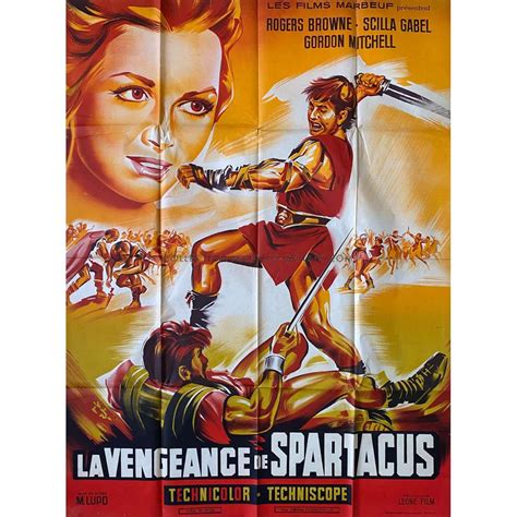 Affiche De Cinéma Française De La Vengeance De Spartacus 120x160 Cm