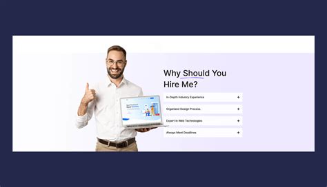 John Doe Personal Portfolio Template For Gutenberg Accordion Faq