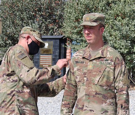 Deployed Illinois Army National Guard Soldiers Receive Combat Service