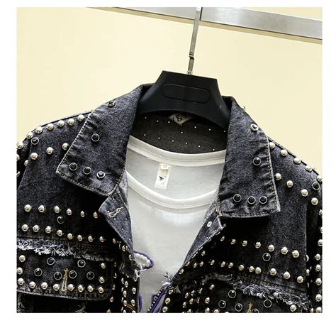 Женская джинсовая куртка в стиле панк женские куртки и пальто уличная одежда с кисточками