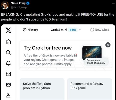 Elon Musks Ai Chatbot Grok Goes Free—find Out How It Works Pacific