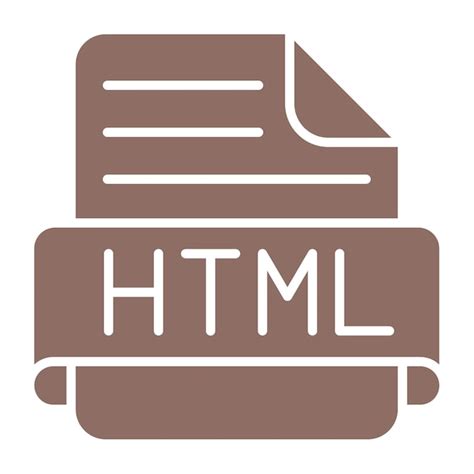 Premium Vector Html Icon