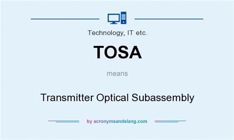 TOSA Transmitter Optical Subassembly In Technology IT Etc By