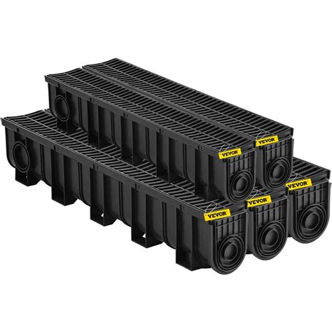 VEVOR Driveway Trench Drain System 5-Pack 5-Count Drain Cleaner Drop-In Tablet in the Drain ...