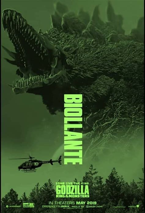 Art The Clown Movie Trailer Fan Godzilla Biollante Poster Kaiju