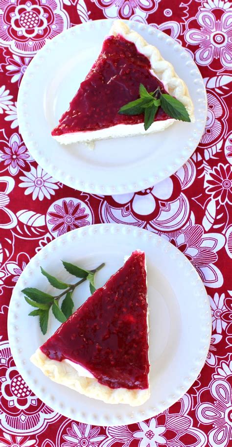 Raspberry Cream Pie