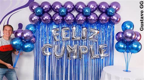 Decoraciones Para CumpleaÑos 🥳 Arreglos Con Globos Decoración Con