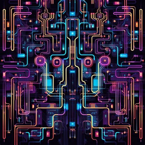 Premium Photo A Close Up Of A Computer Circuit Board With Many