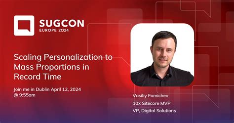 Vasiliy Fomichev On Linkedin Sugcon Sitecore Sugcon Learnsitecore