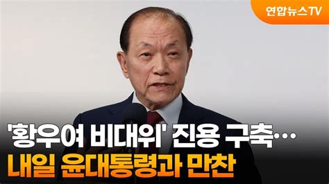 황우여 비대위 진용 구축내일 윤대통령과 만찬 연합뉴스tv Yonhapnewstv Youtube
