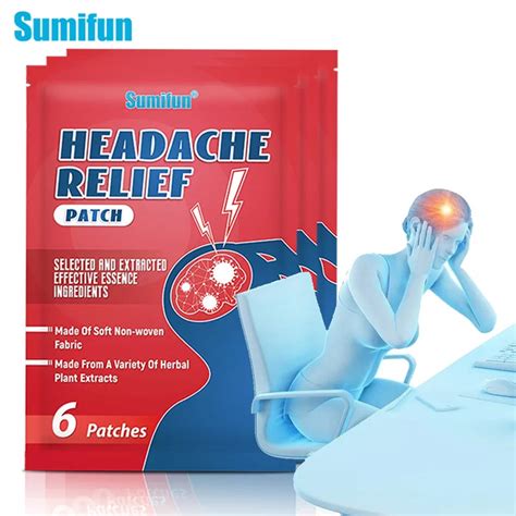 Headache Relief Patch Medicated Patch For Migraine And Headache Reli