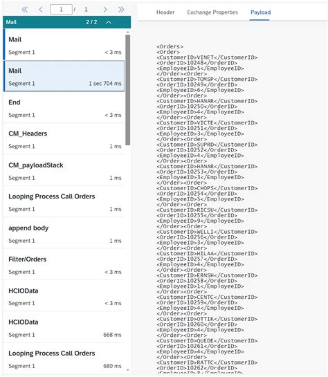 SAP Cloud Integration Looping Process Call ERP Q A
