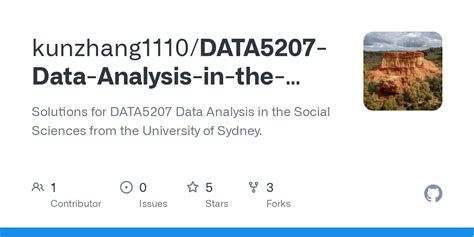 Data5207 Data Analysis In The Social Sciencesseminar 1seminar 1
