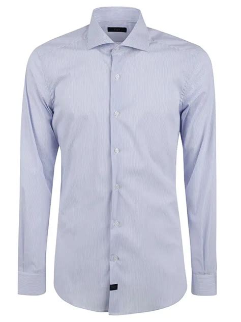 Buy Fay Shirts Light Blue At 33 Off Editorialist