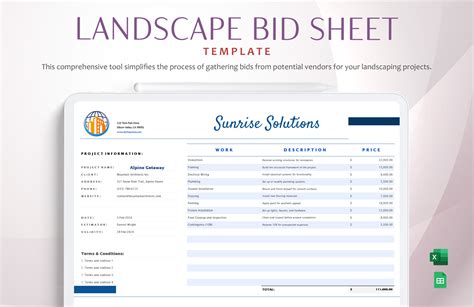 Editable Bid Templates In Excel To Download