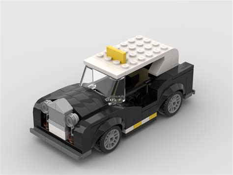Lego Moc Oldtimer Taxi Mod By Chakotay Rebrickable Build With Lego