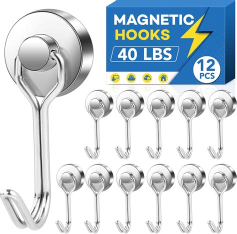 Lovimag Mug Hanger Hooks 12 Pcs Magnetic Hooks 2025 Cruise