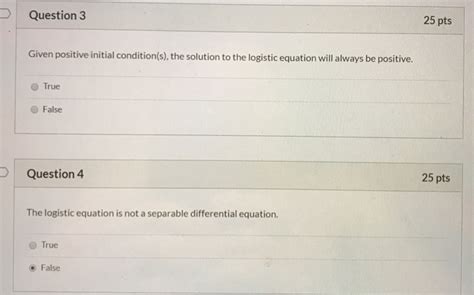 Solved Question 3 25 Pts Given Positive Initial