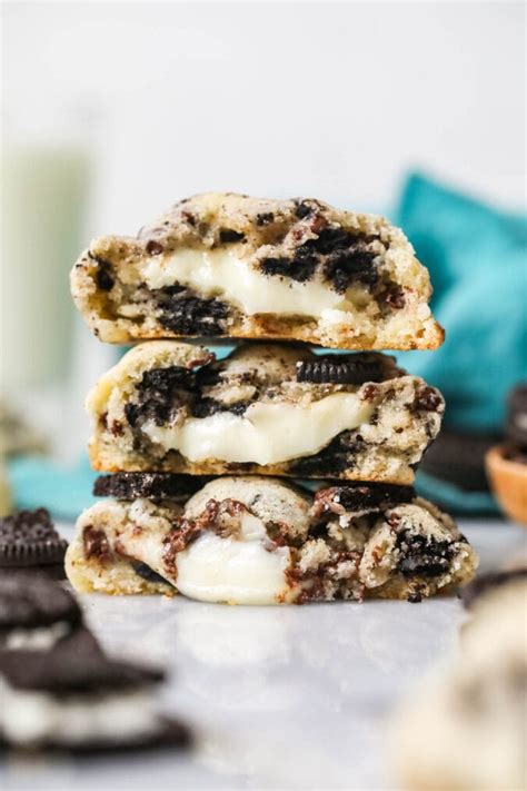 Oreo Cheesecake Cookies Sugar Spun Run Foodie Passion Blog