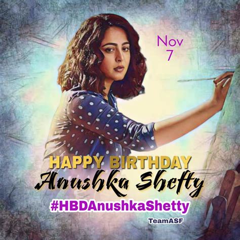 Happy Birthday Anushka Shetty Social News Xyz