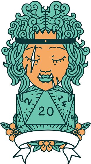 하프 오크 야만인 캐릭터와 자연스러운 20 주사위 롤 일러스트 굴리기에 대한 스톡 벡터 아트 및 기타 이미지 굴리기 도깨비 명랑한 Istock