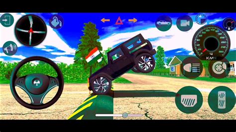 Dollar Song Modified Mahindra Black Thar😈 Indian Cars Simulator 3d